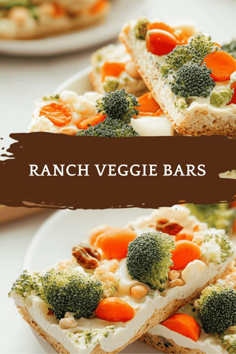 Ranch Veggie Bars Recipe With Crescent Rolls And Cheese