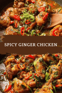 Spicy Ginger Chicken Recipe With Crispy Sweet Flavor