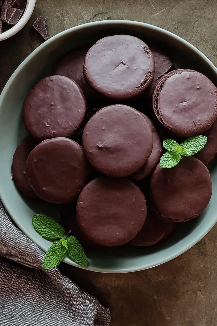 Homemade Thin Mints Recipe For Fresh Crispy Mint Cookies