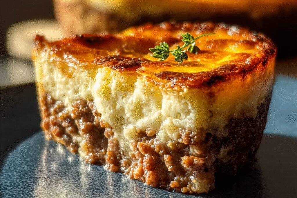 Meat And Cheese Pie Recipe With Rich Cheddar Flavor
