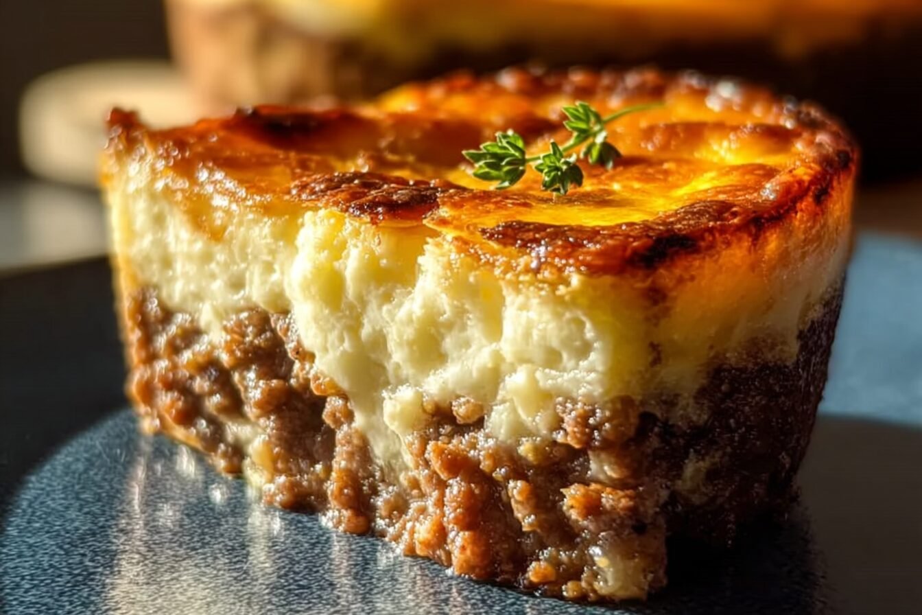 Meat And Cheese Pie Recipe With Rich Cheddar Flavor